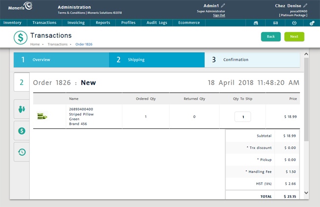 Completing eCommerce Orders