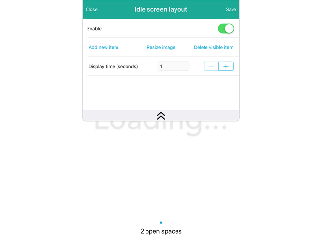 Defining the Idle Screen Layout